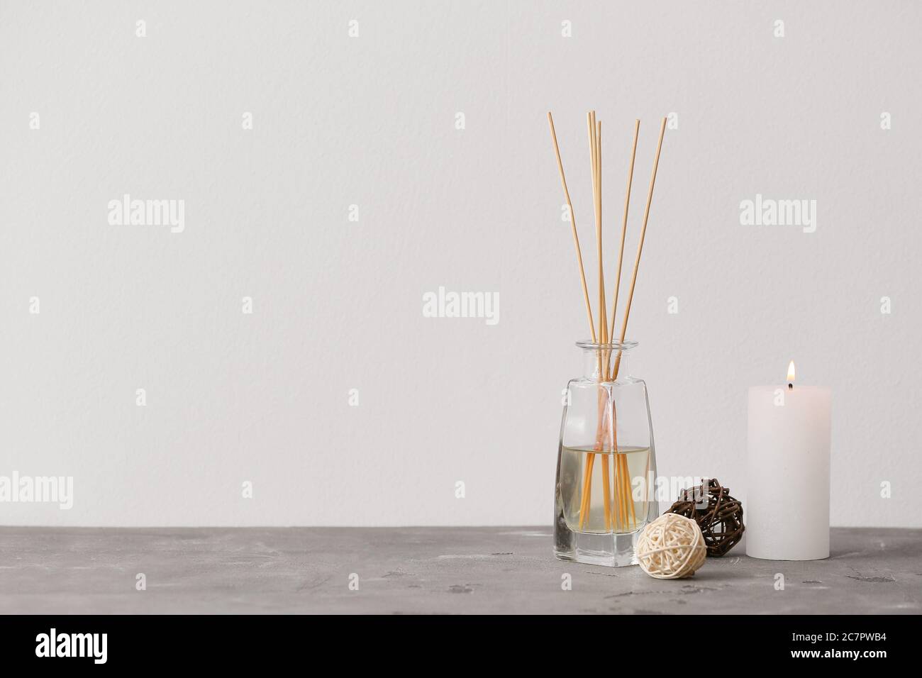 Candle aromatic reed freshener hi-res stock photography and images - Alamy