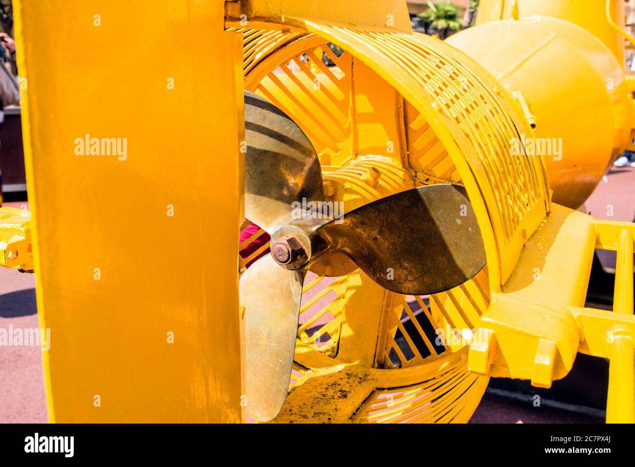 back and screw the yellow submarine Stock Photo - Alamy