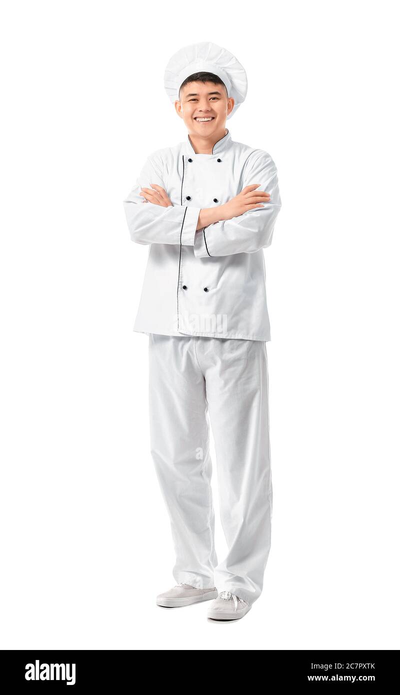 Asian man cooking Cut Out Stock Images & Pictures - Alamy