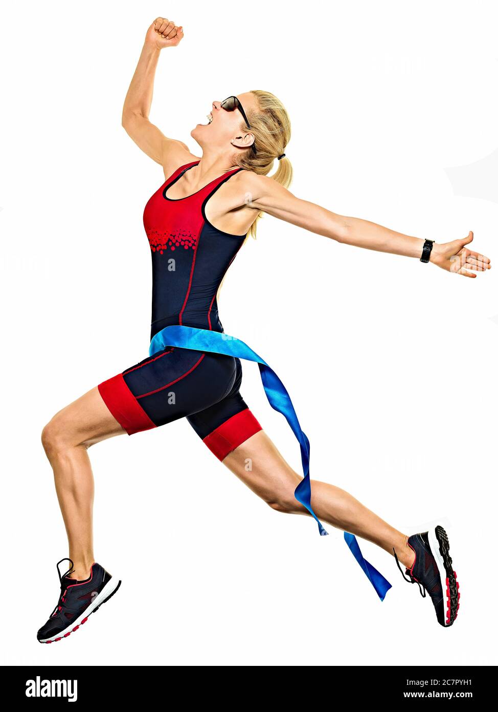 Side view success finish line hi-res stock photography and images - Alamy