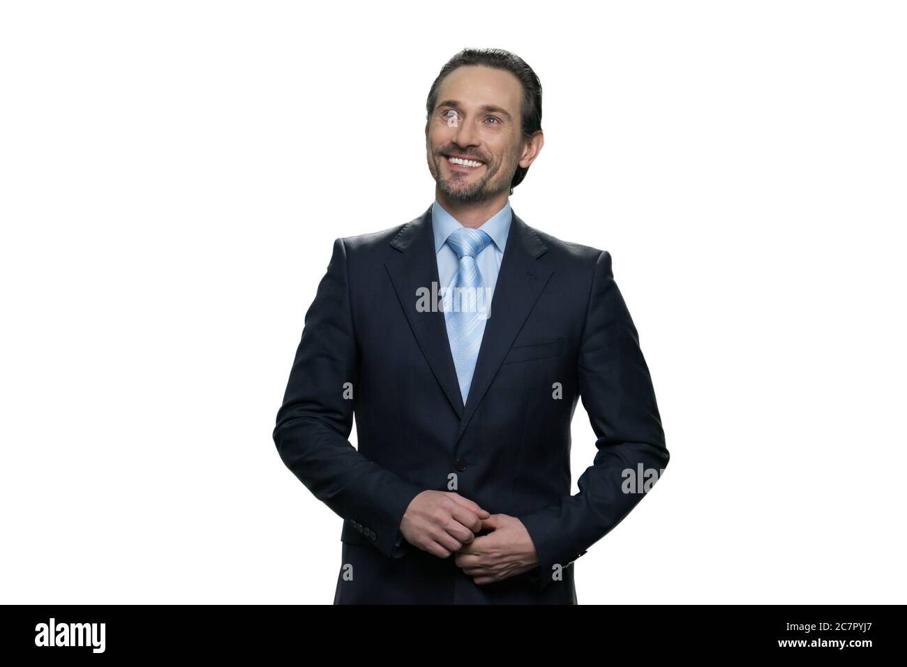 Smiling successful businessman Stock Photo - Alamy Smiling successful businessman Stock Photo - Alamy