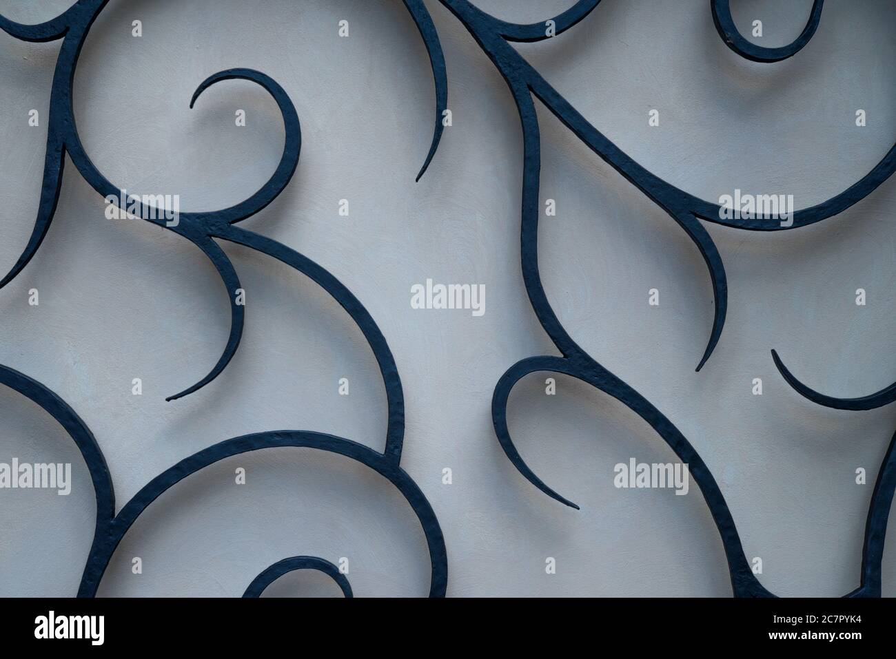Retro metal gate decorative ornaments hi-res stock photography and ...