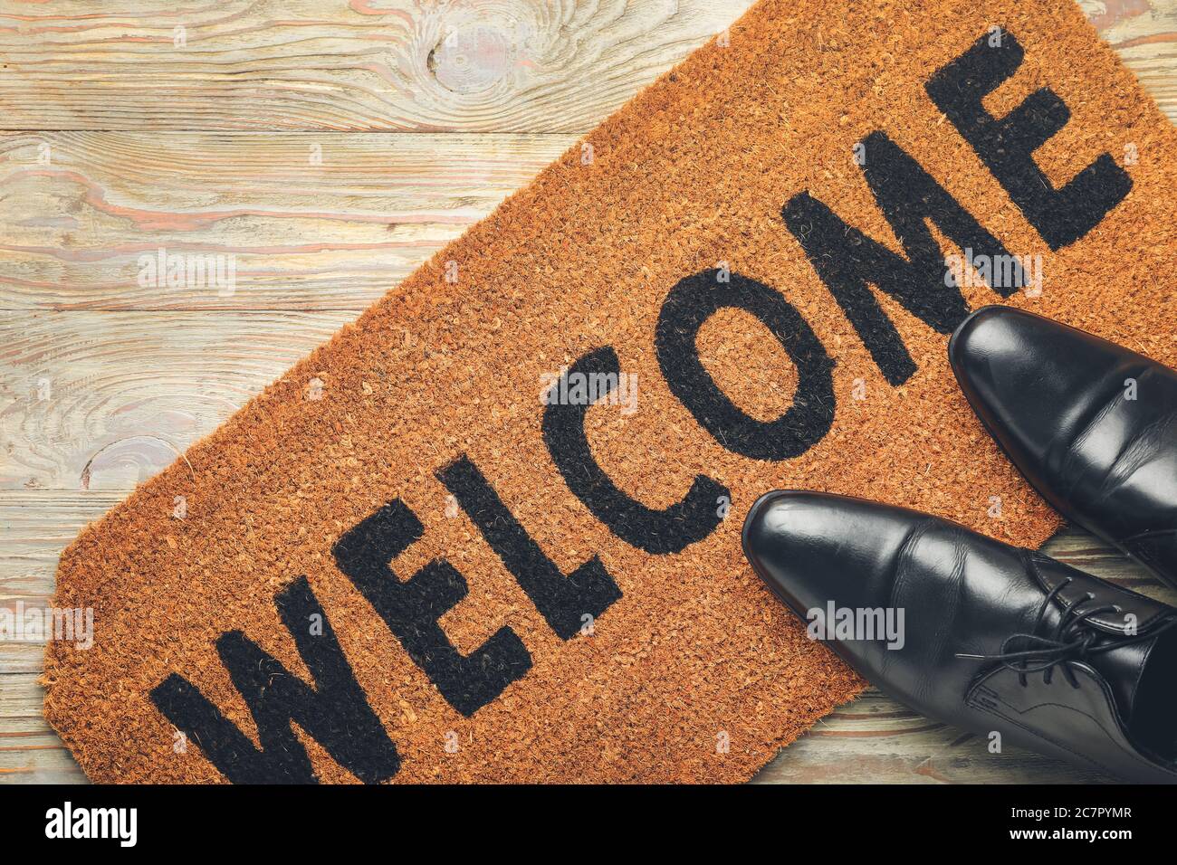 Shoes and front door interior house hi-res stock photography and images ...