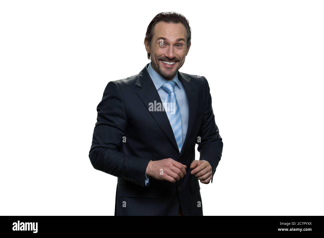 Happy rich businessman wear hi-res stock photography and images - Alamy