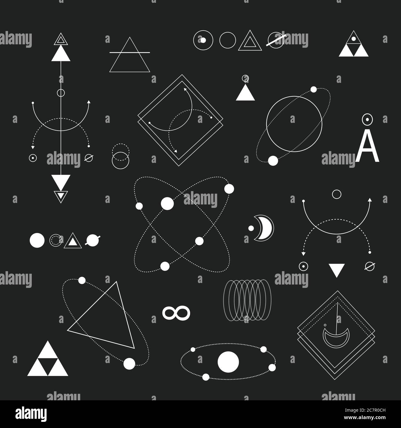 geometric collection vector Stock Vector Image & Art - Alamy
