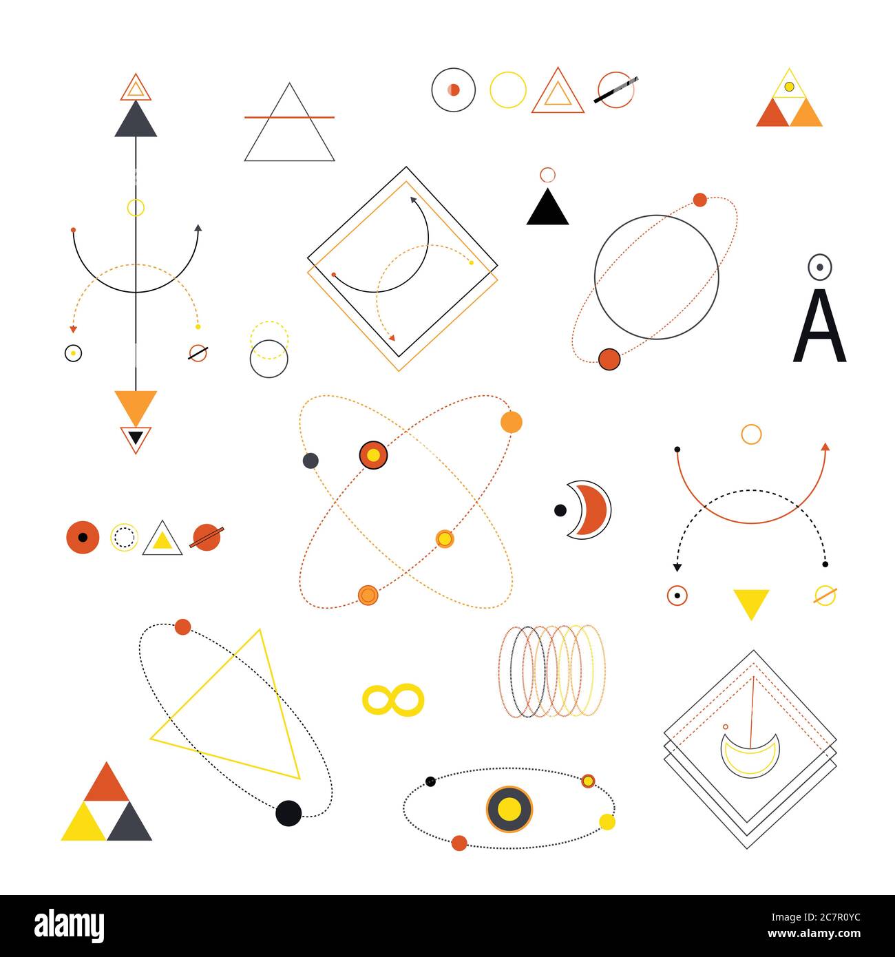 geometric collection vector Stock Vector Image & Art - Alamy
