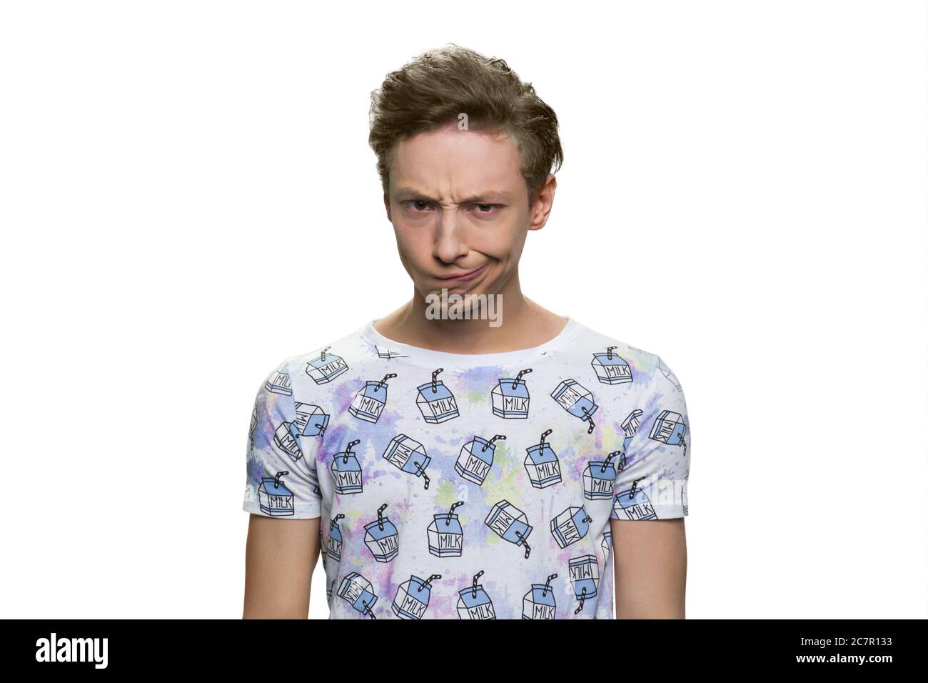 Scowling child hi-res stock photography and images - Alamy