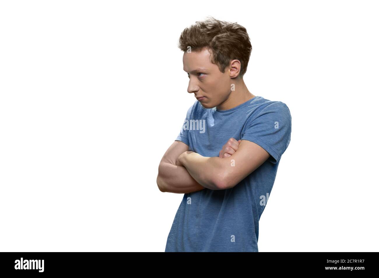 Teen arms crossed serious hi-res stock photography and images - Alamy