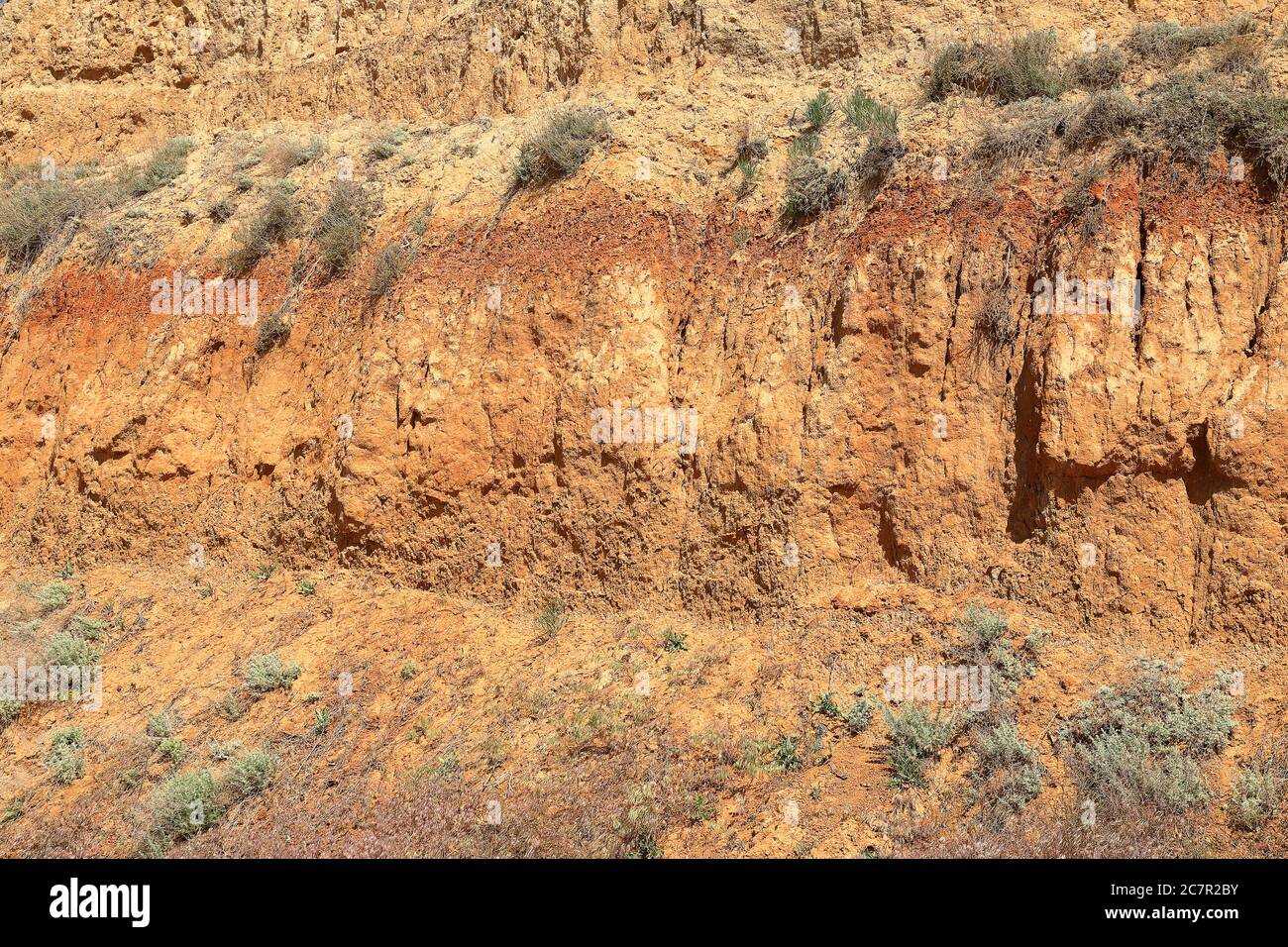 Texture of clay mountain as background Stock Photo - Alamy