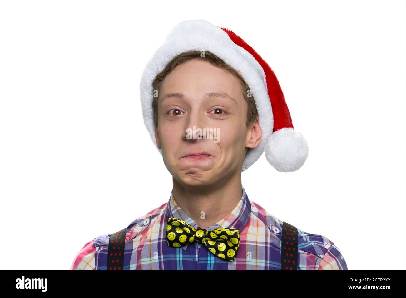 Young teenage boy with wonder facial expression Stock Photo - Alamy