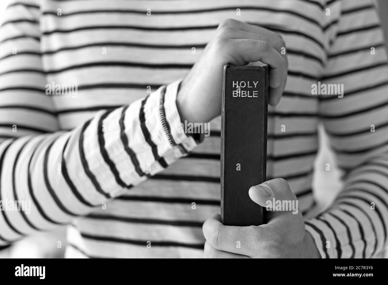 Pious man Black and White Stock Photos & Images - Alamy