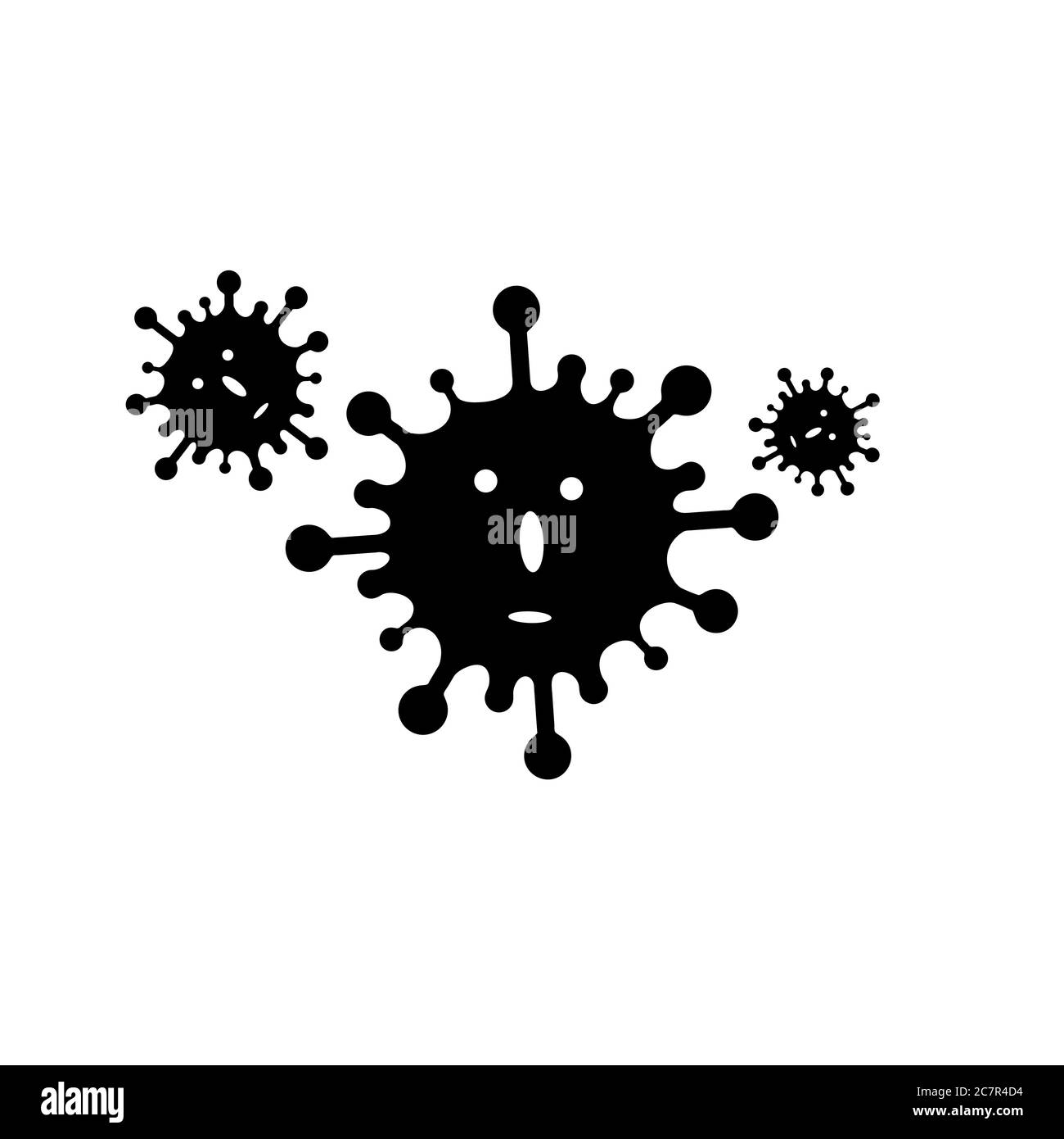 Coronavirus icon. Illustration contains vector flat coronavirus iconic ...