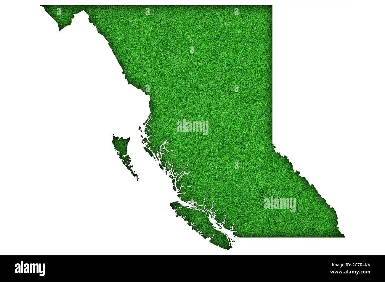British columbia outline Cut Out Stock Images & Pictures - Alamy
