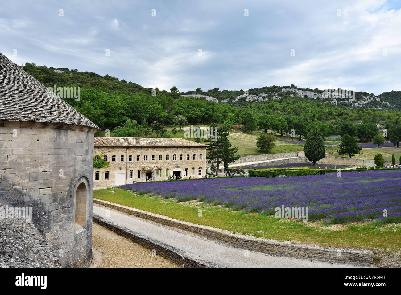 An ancient monastery Abbaye Notre-Dame de Senanque (Abbey of Senanque ...