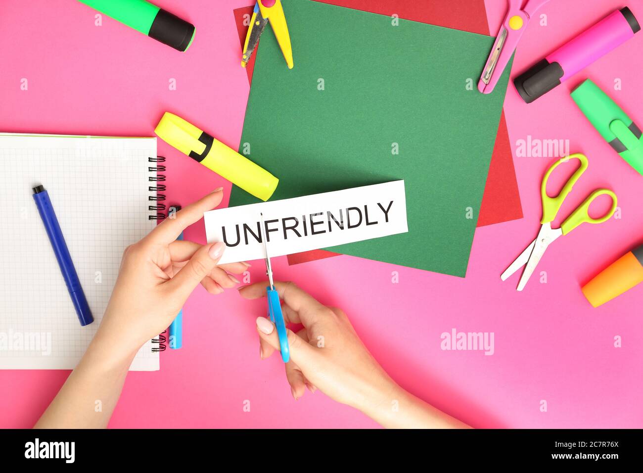 Female unfriendly hi-res stock photography and images - Alamy