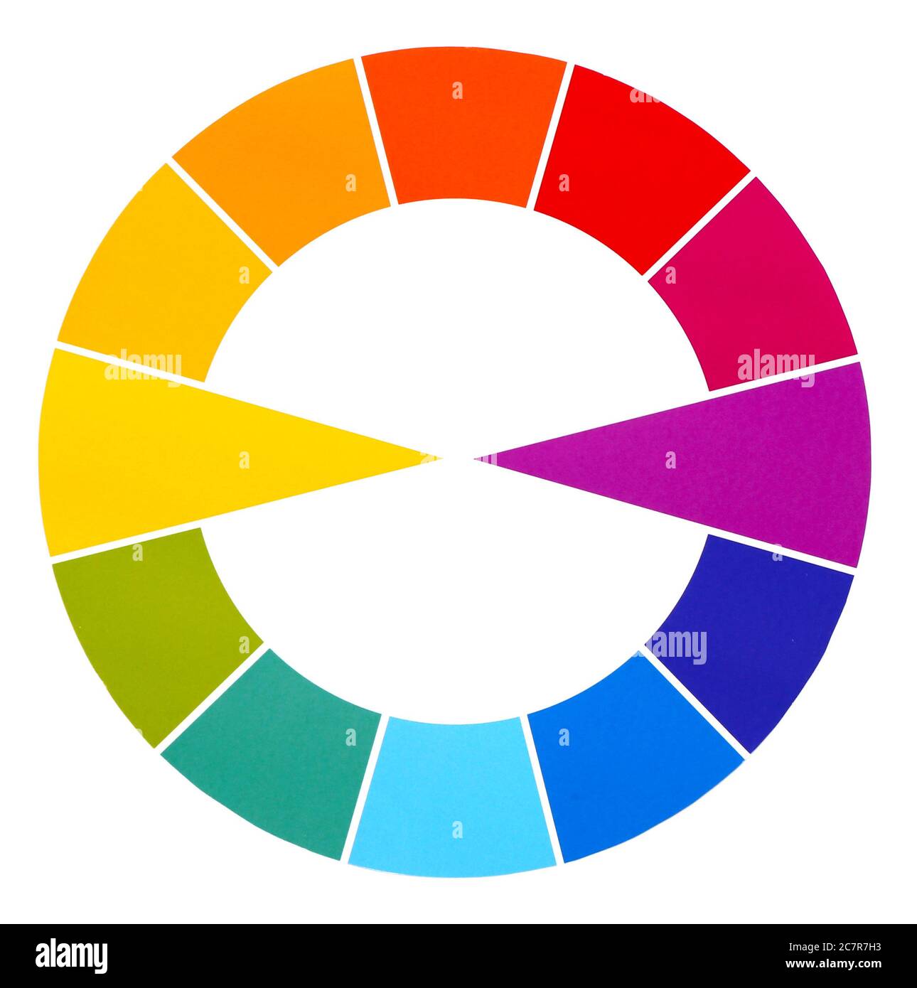 Color palette on white background Stock Photo - Alamy