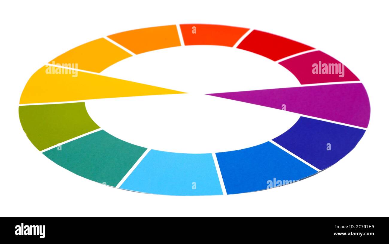 Color palette on white background Stock Photo - Alamy