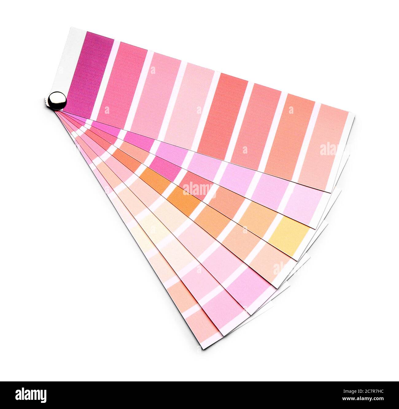Color palettes on white background Stock Photo - Alamy