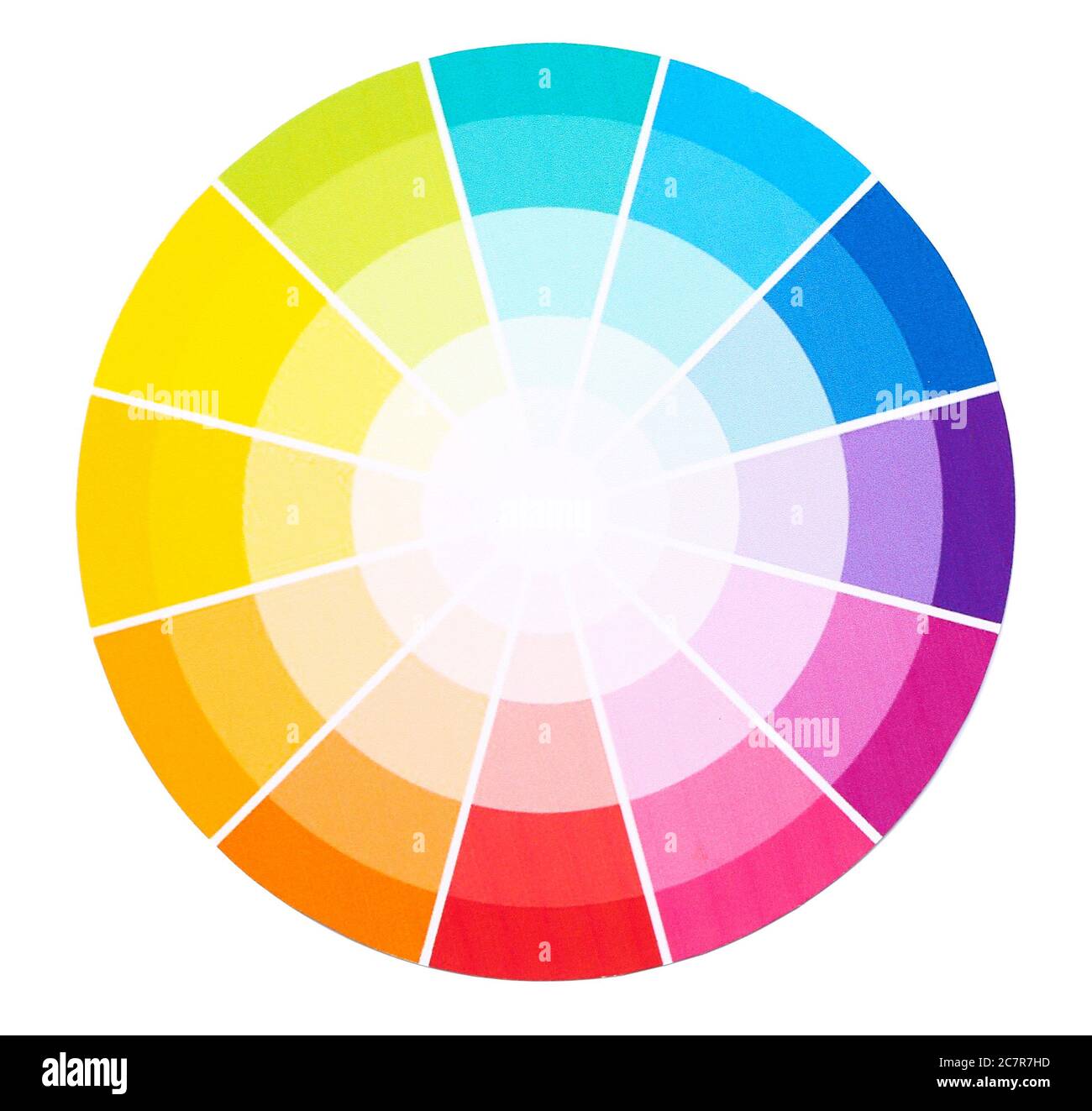 Color palette on white background Stock Photo - Alamy