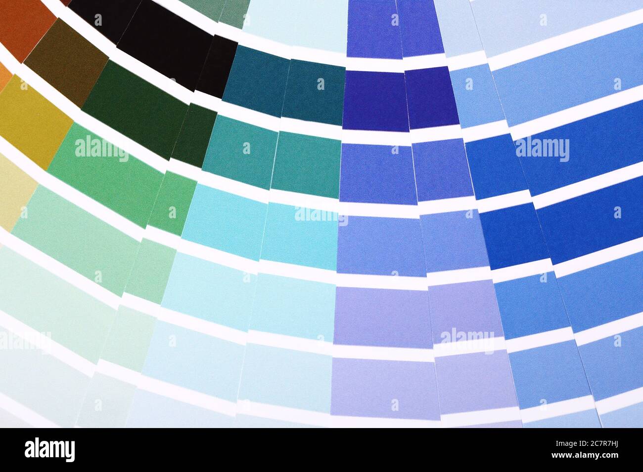 Color palettes as background, closeup Stock Photo - Alamy