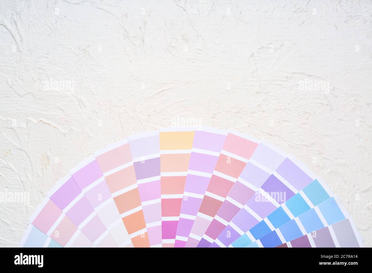 Color palettes on white background Stock Photo - Alamy