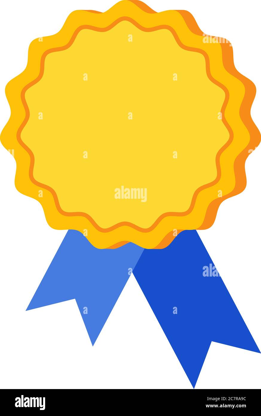 High Quality Medal Icon. Flat vector illustration Stock Vector Image ...