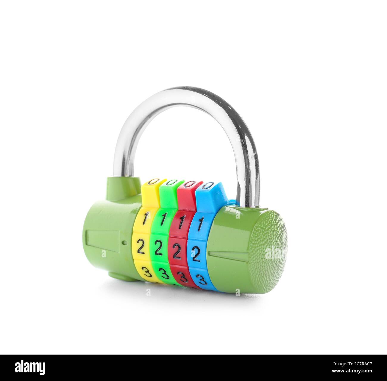 Small lock on white background Stock Photo - Alamy