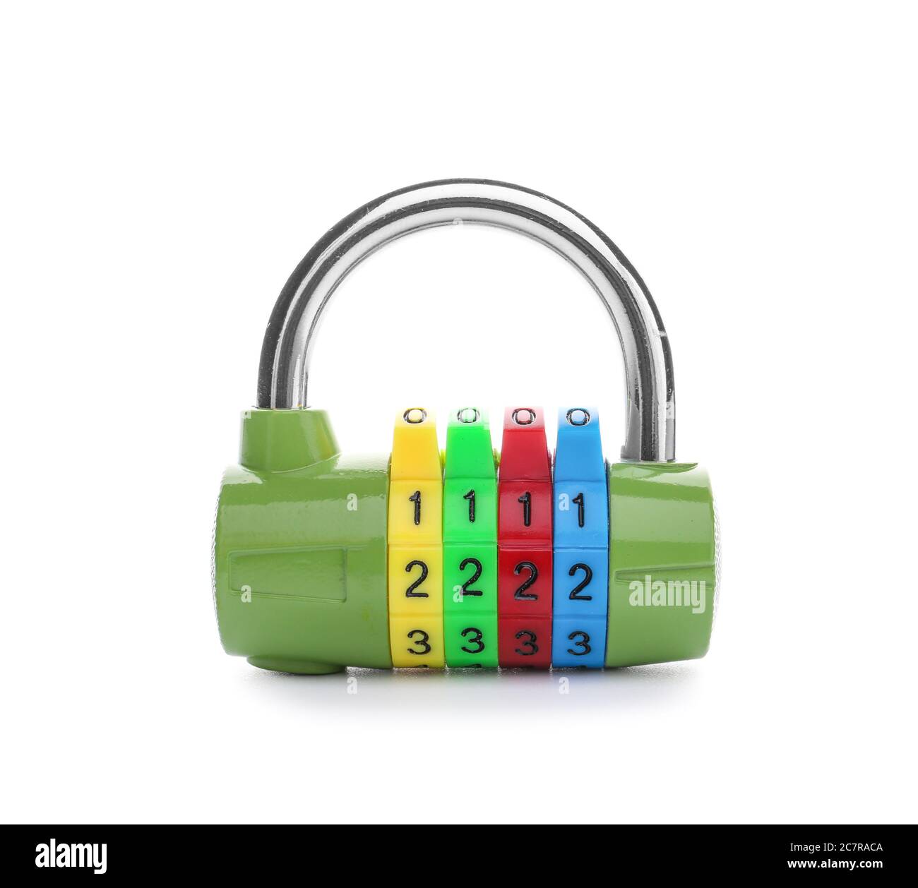 Small lock on white background Stock Photo - Alamy