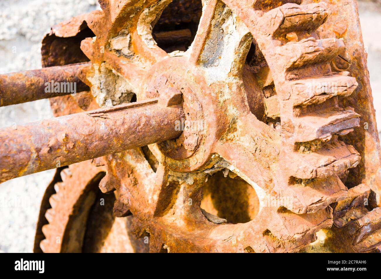 Large antique metal gears hi-res stock photography and images - Alamy