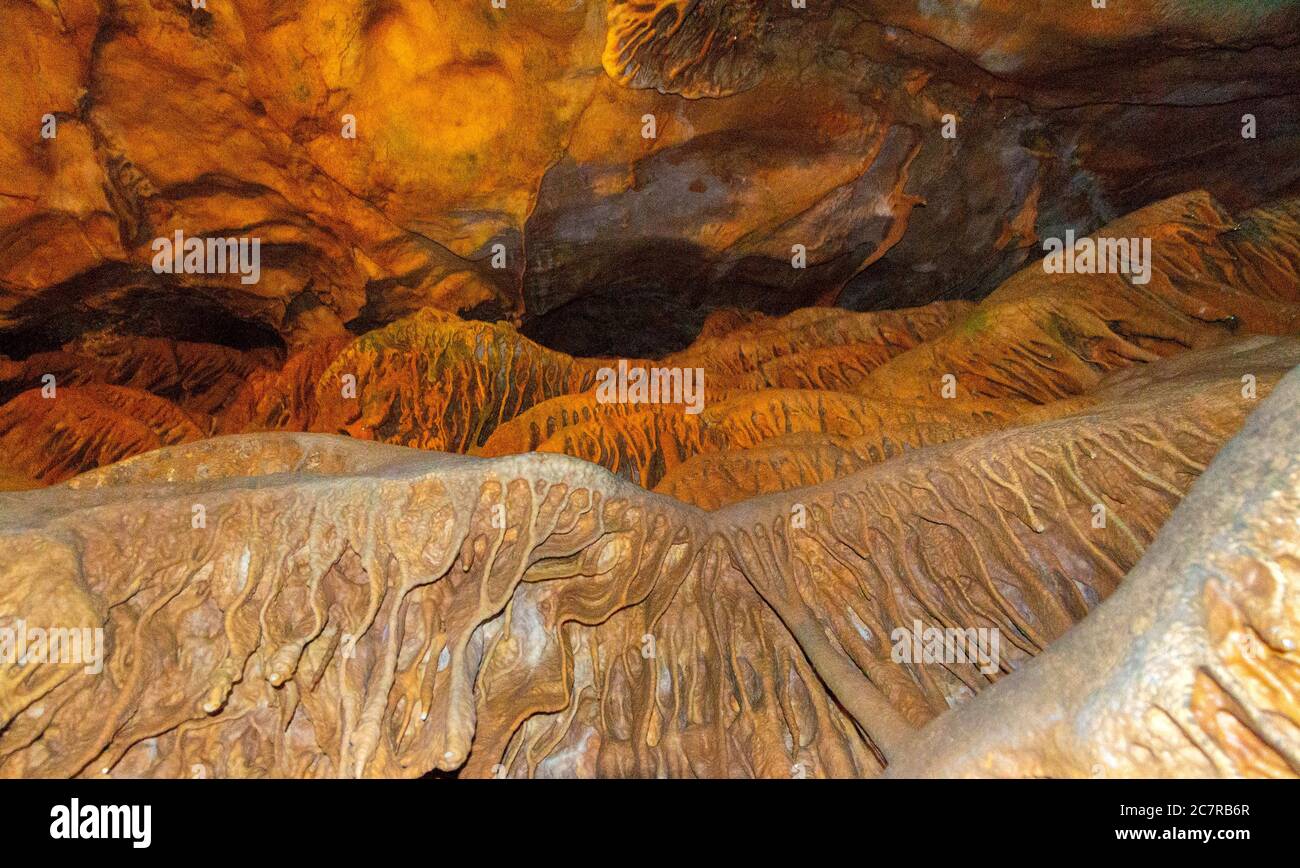 The cave is estimated to be 80 million years old. The symbol of the ...