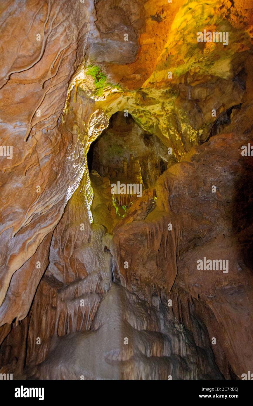The cave is estimated to be 80 million years old. The symbol of the ...