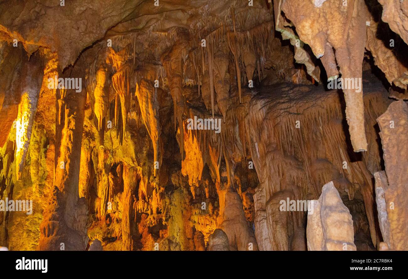 The cave is estimated to be 80 million years old. The symbol of the ...