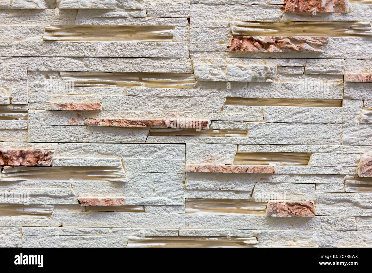 Stacked stone wall, natural stone cladding. Stone wall for background ...