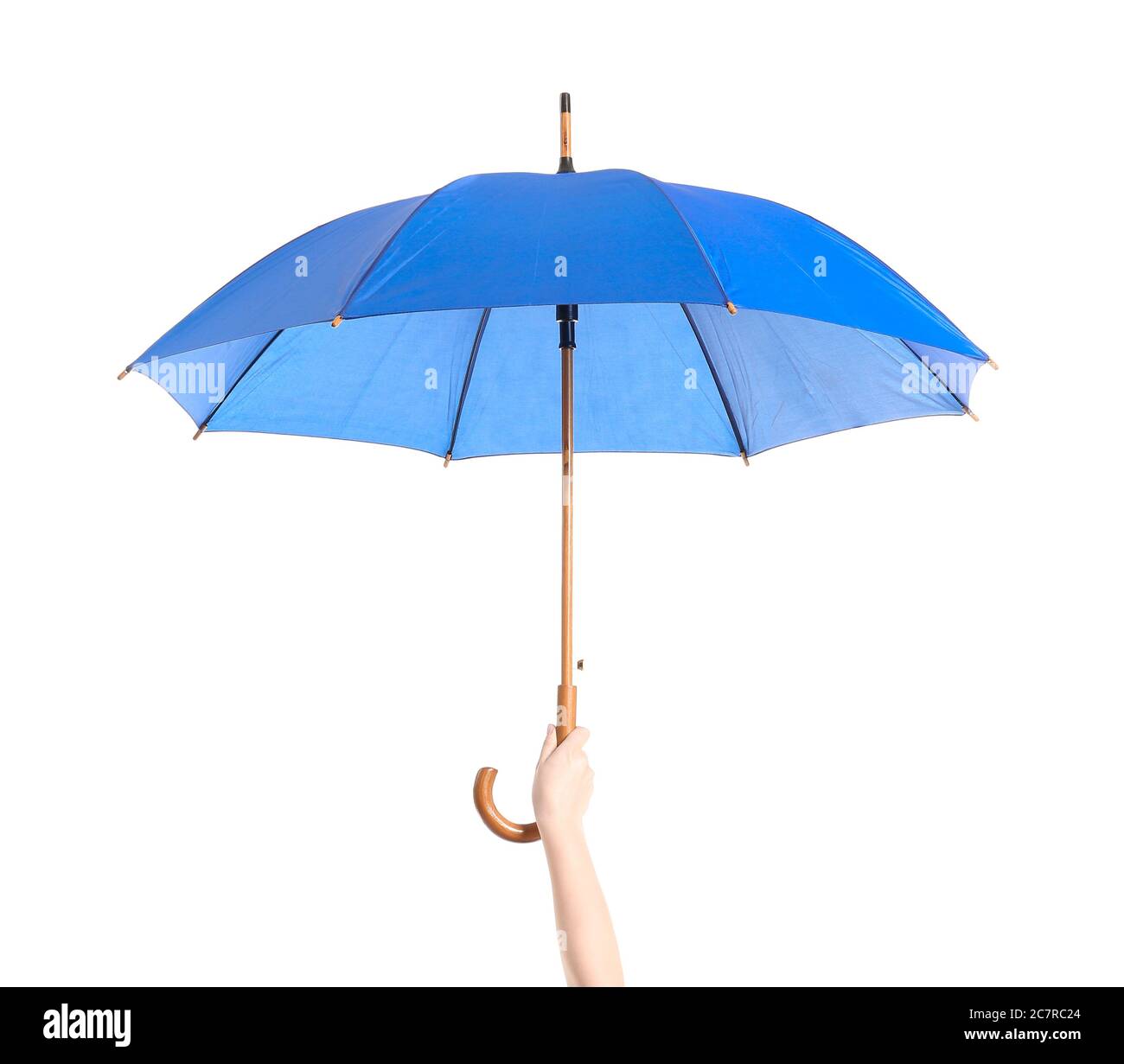 Pouring rain person Cut Out Stock Images & Pictures - Alamy