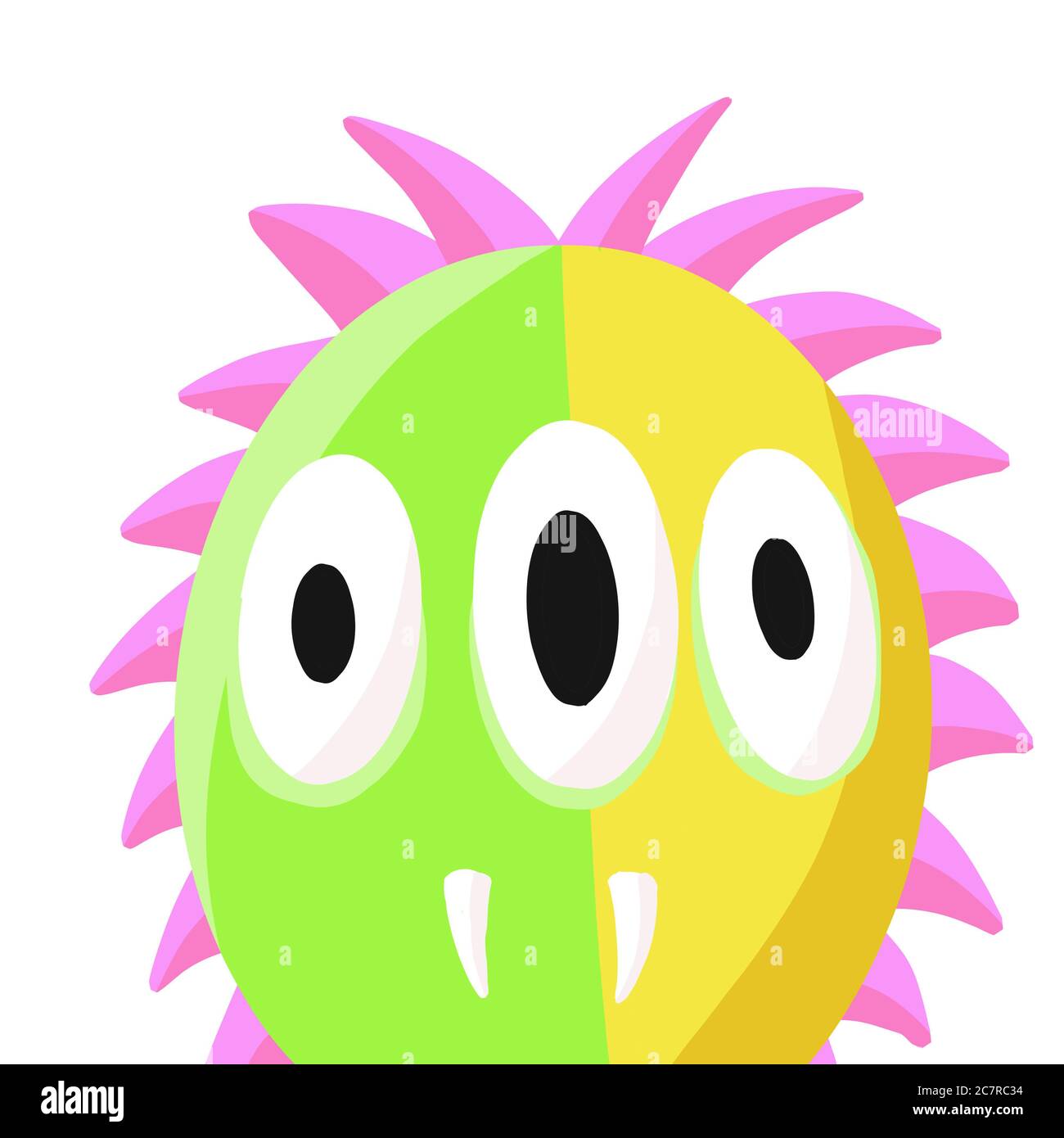 Collection of Mini Monster Fictional Imaginary Characters Cartoon Stock ...