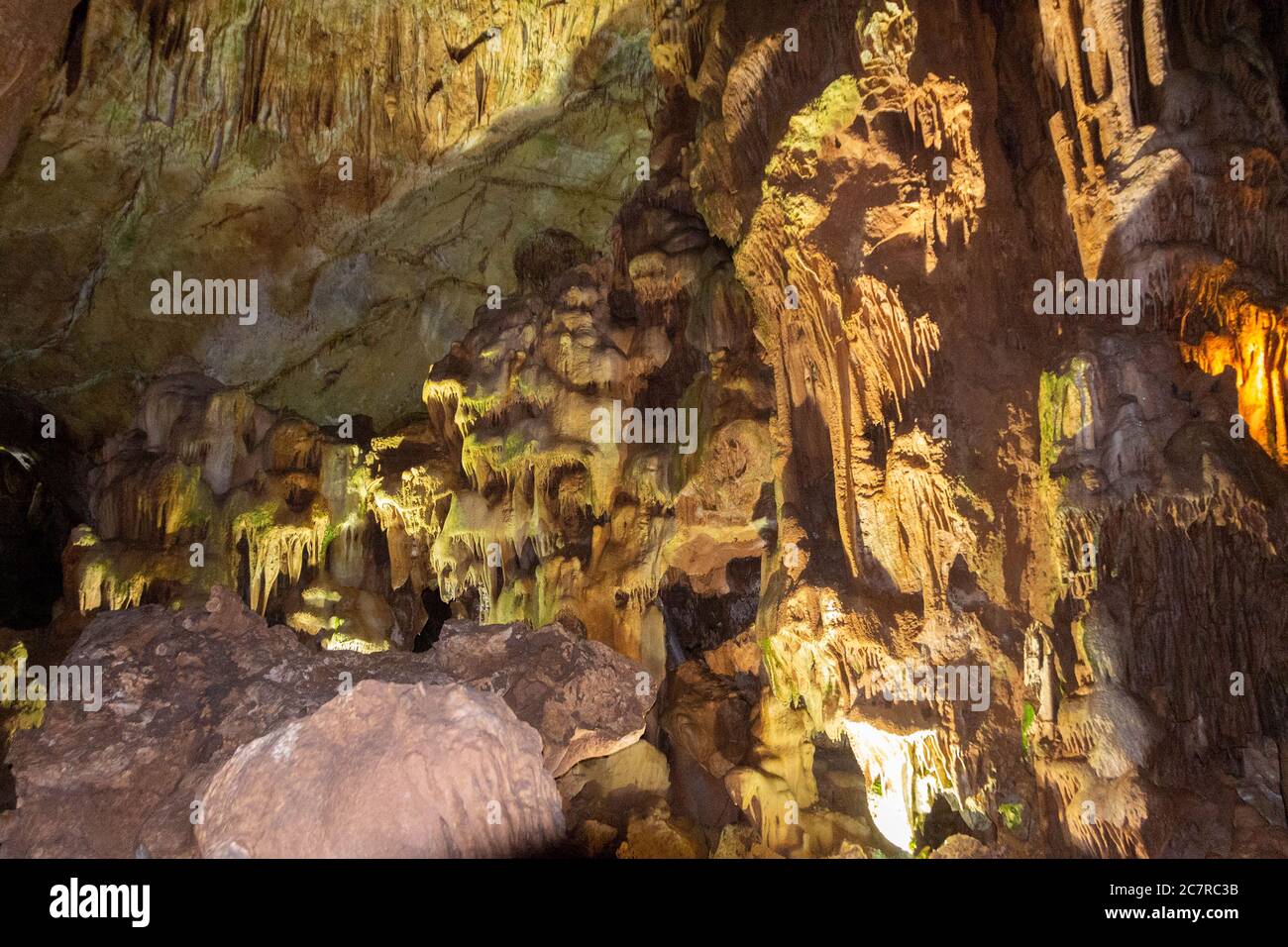 The cave is estimated to be 80 million years old. The symbol of the ...