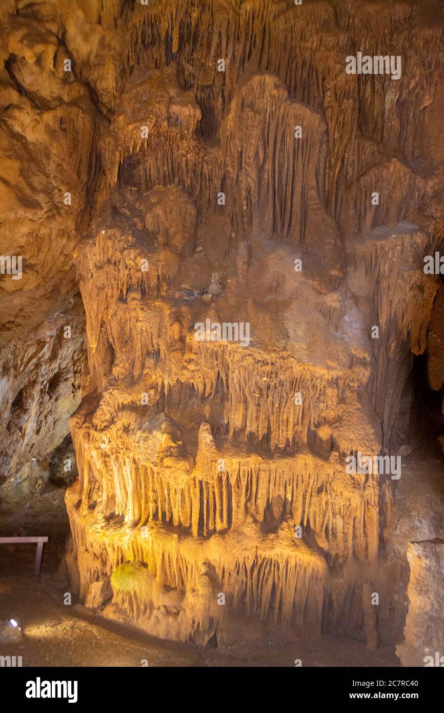 The cave is estimated to be 80 million years old. The symbol of the ...
