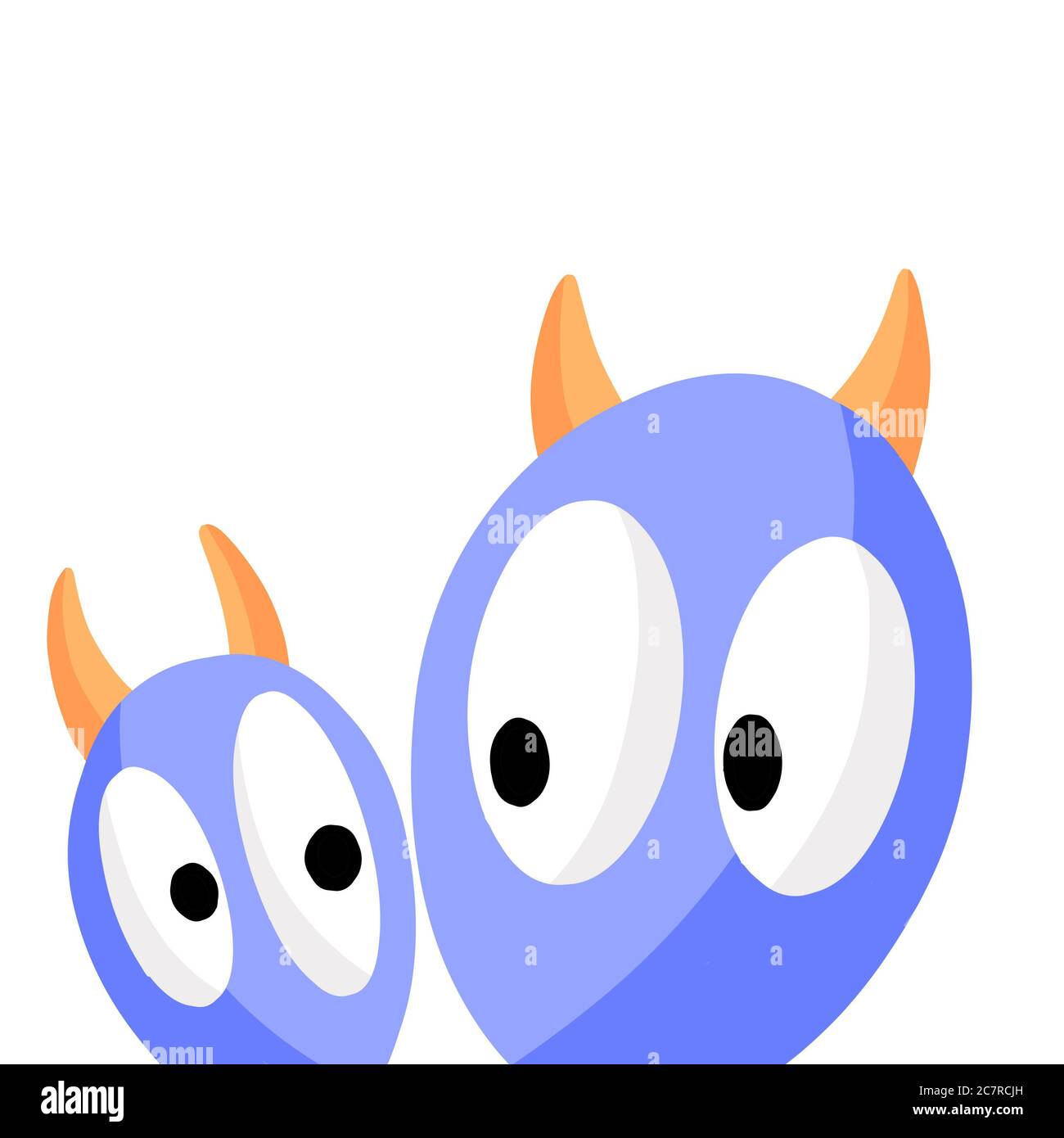 Collection of Mini Monster Fictional Imaginary Characters Cartoon Stock ...