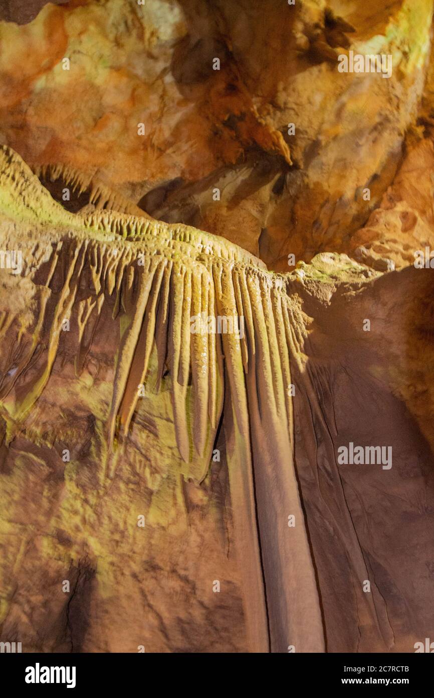 The cave is estimated to be 80 million years old. The symbol of the ...