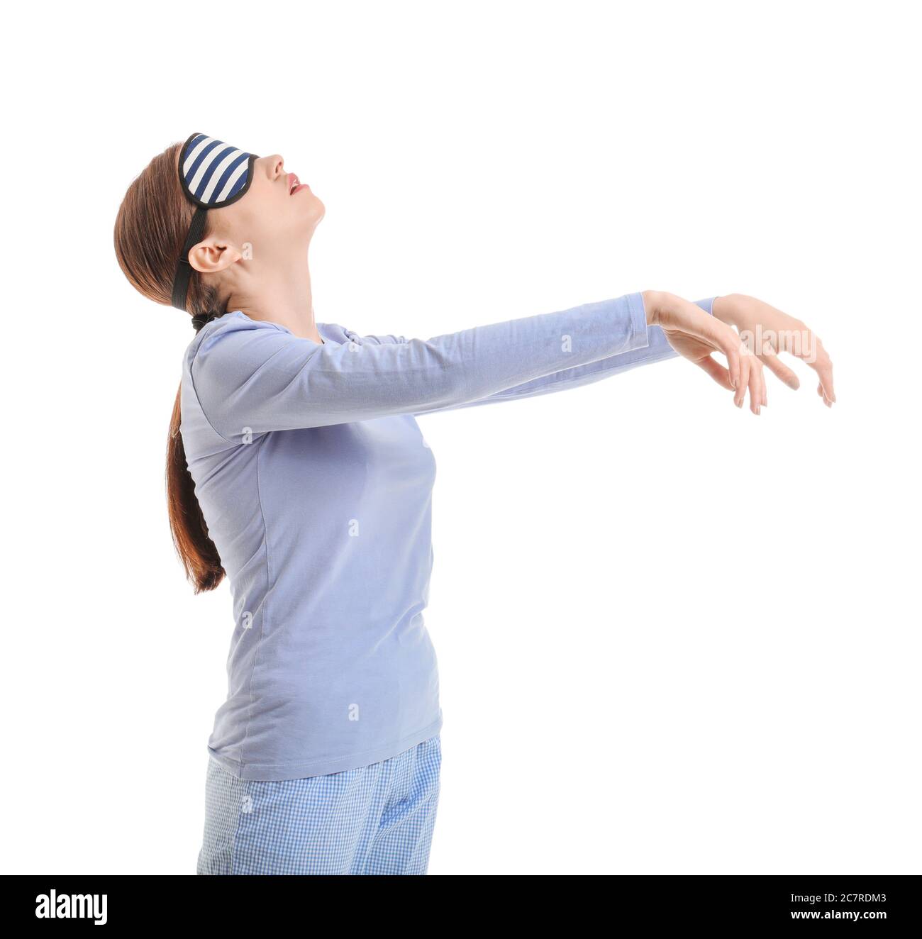Sleepwalking girl Cut Out Stock Images & Pictures - Alamy
