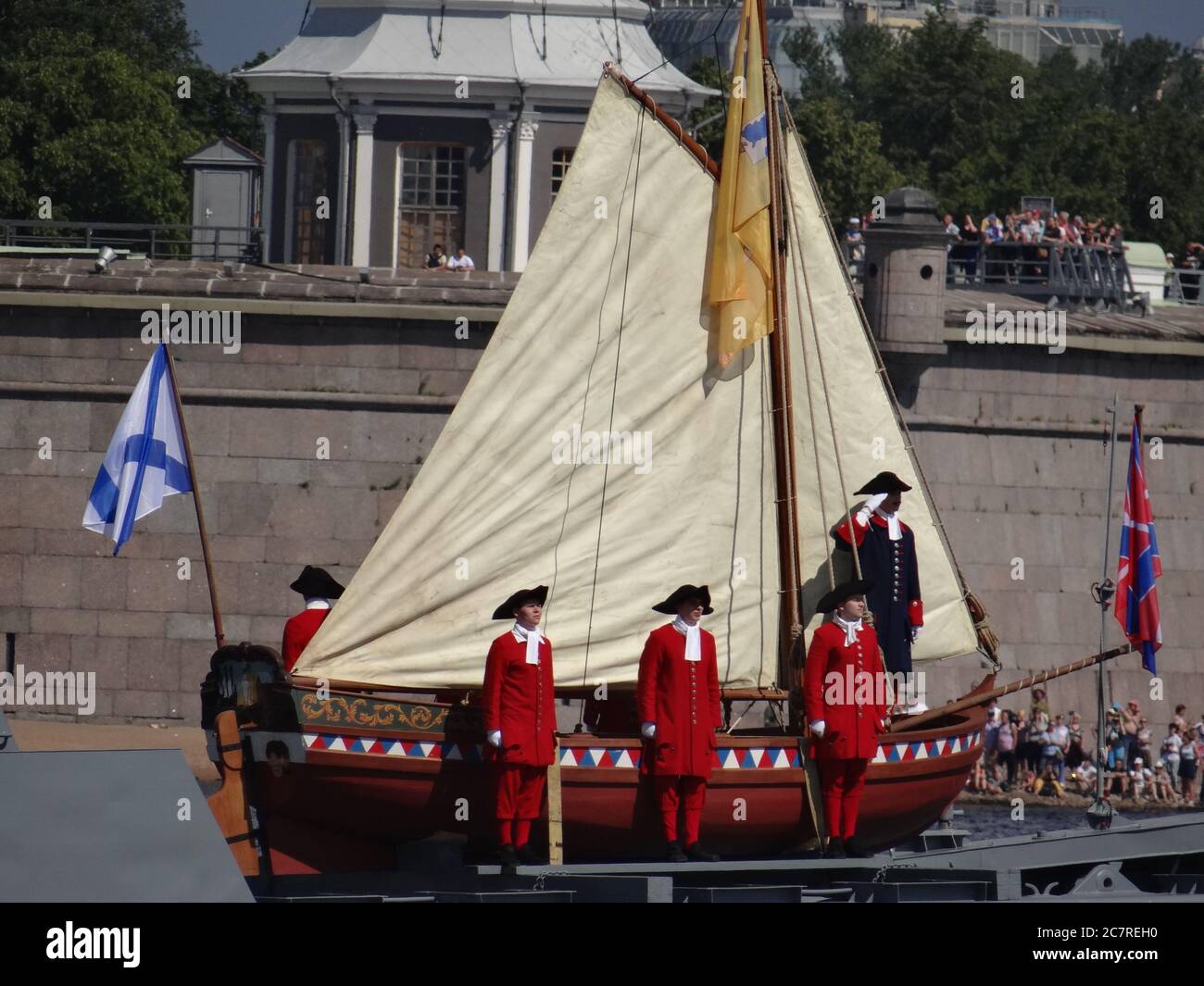 Many maritime ships went through opened bridges in St Petersburg for ...