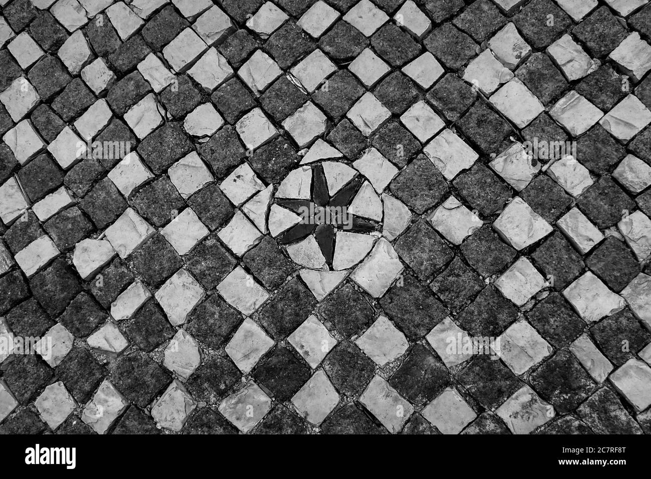 Decorative Paving Portuguese Portugal High Resolution Stock Photography ...