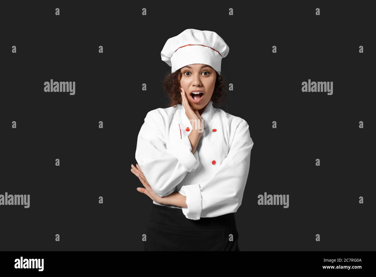 Surprised chef hi-res stock photography and images - Alamy