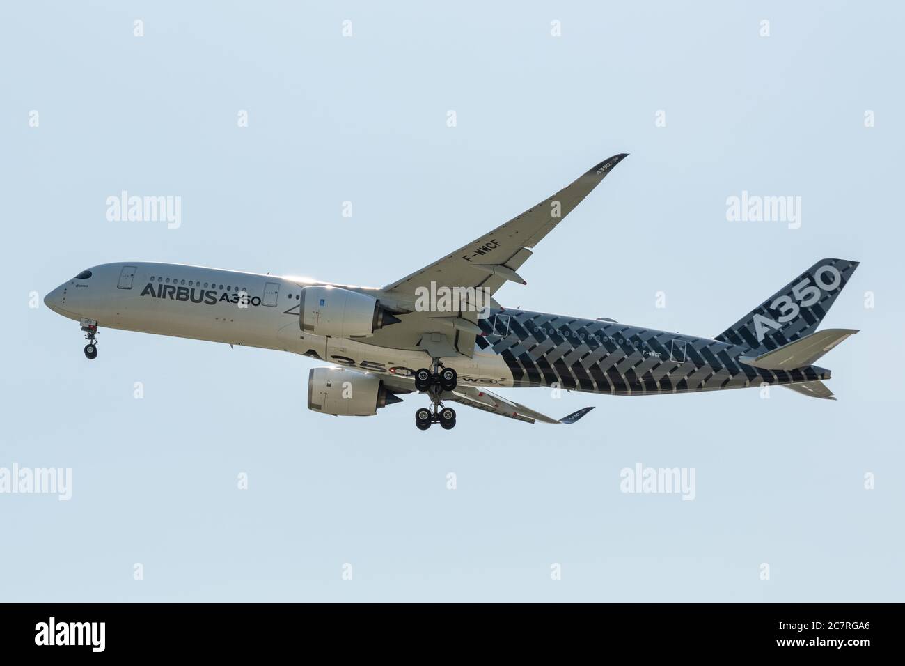 August 30, 2019. Zhukovsky, Russia. long-range wide-body twin-engine ...