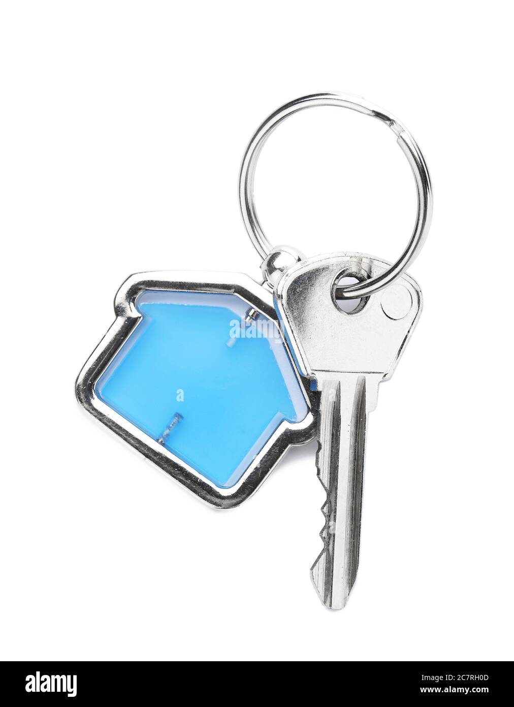 Key from house on white background Stock Photo - Alamy