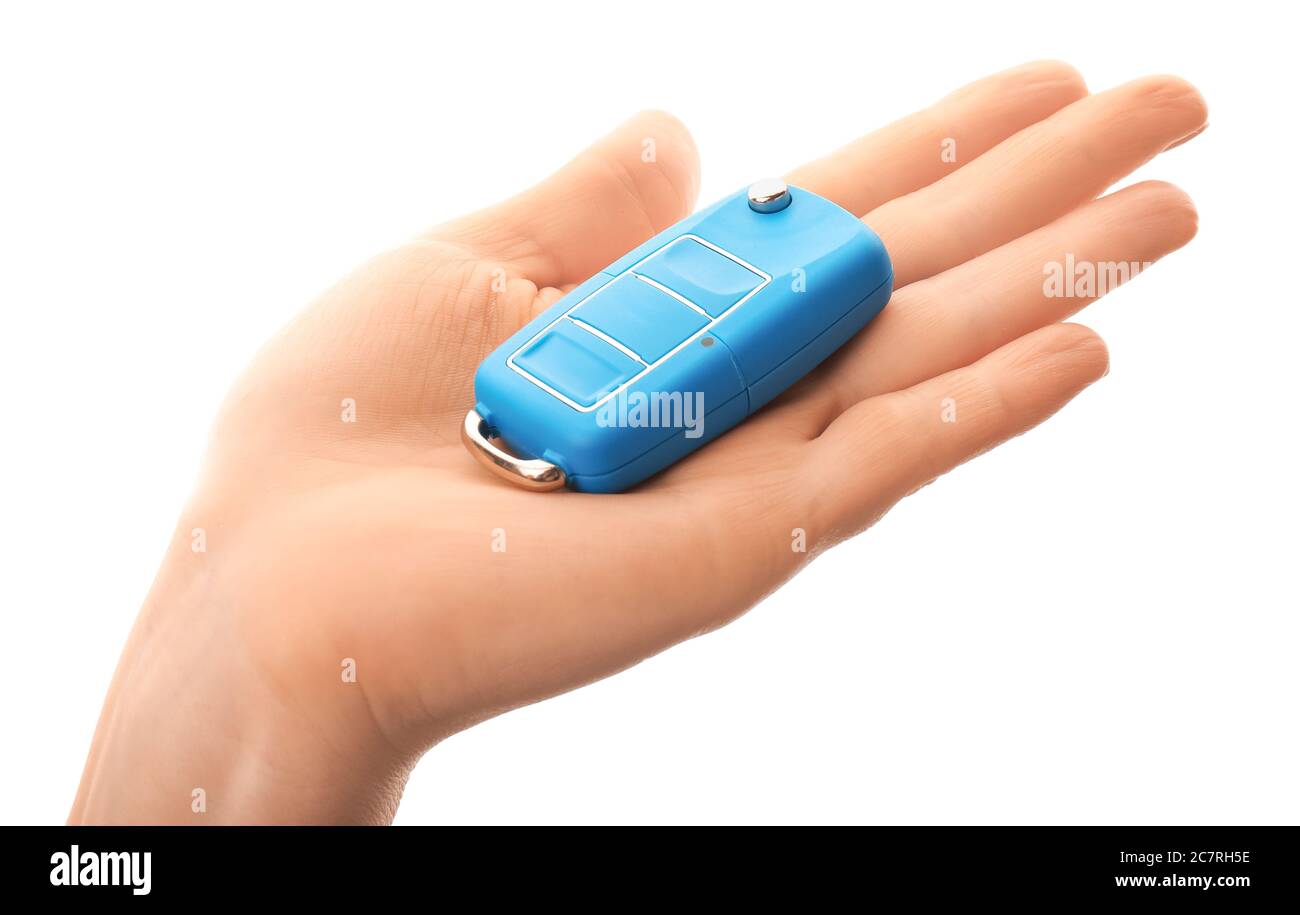 Hand on car door Cut Out Stock Images & Pictures - Alamy