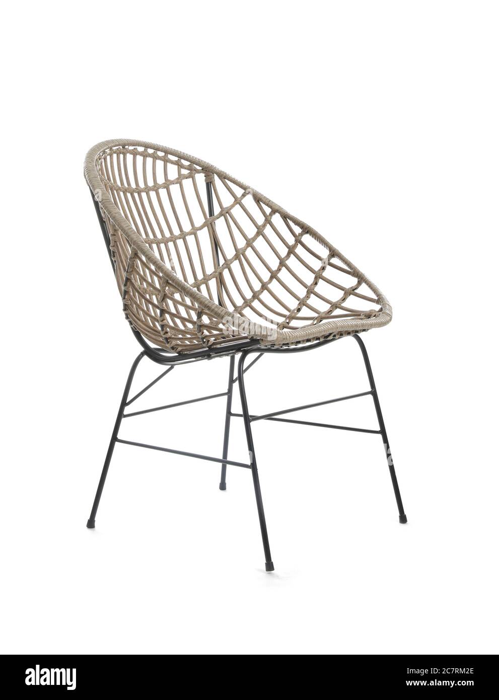 Stylish chair on white background Stock Photo - Alamy