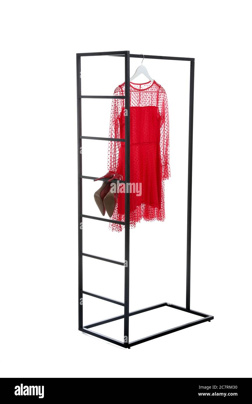 Female clothes hang Cut Out Stock Images & Pictures - Alamy