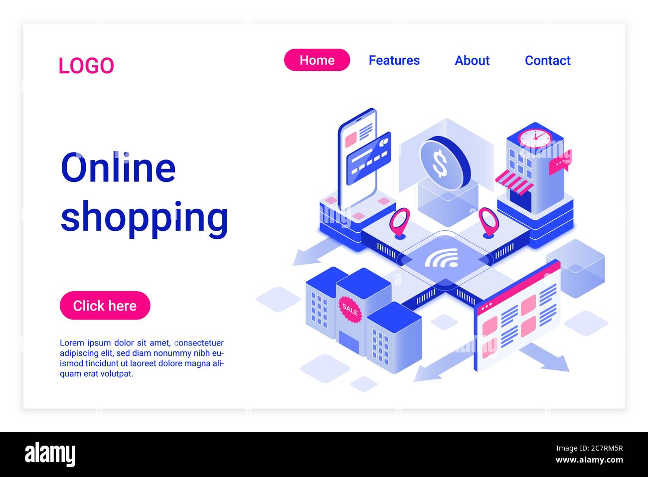 Retail trade technology Stock Vector Images - Alamy