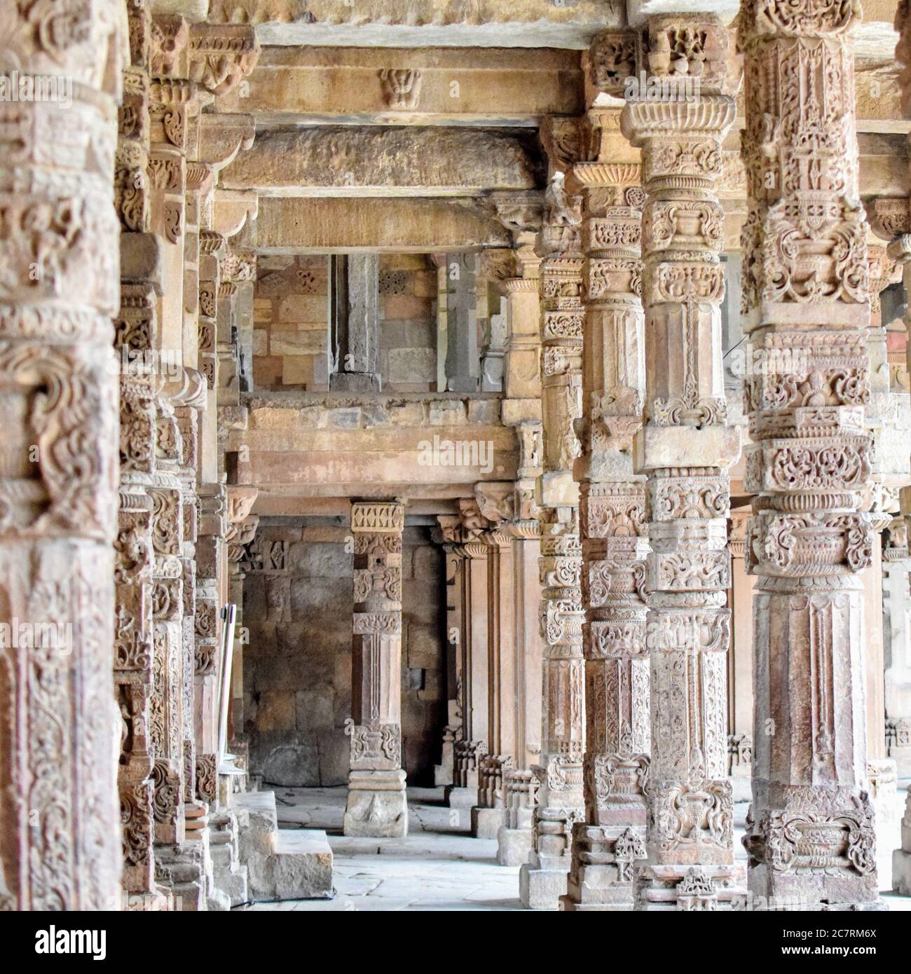 Inside qutub complex hi-res stock photography and images - Alamy